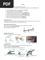 Levers Notes | PDF | Lever | Force