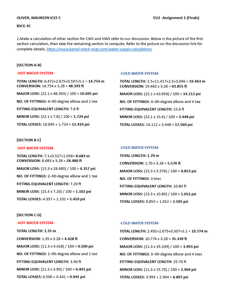 Oliver, Maureen Icee - Eu2 Assignment Finals | PDF | Bathing | Hydrology