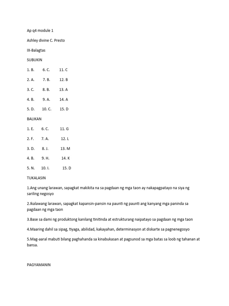 Ap-q4-module-1-WPS-Office | PDF
