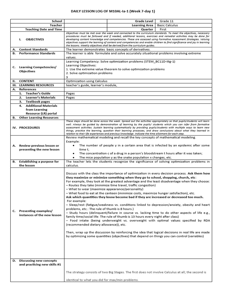 BC Iii-25 | PDF | Learning | Mathematical Optimization