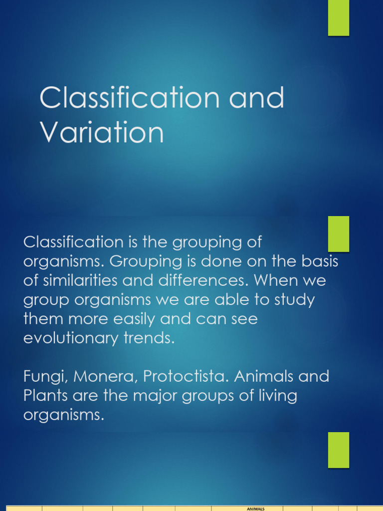 Chap 10 - Classification and Variation | PDF | Invertebrate | Organisms