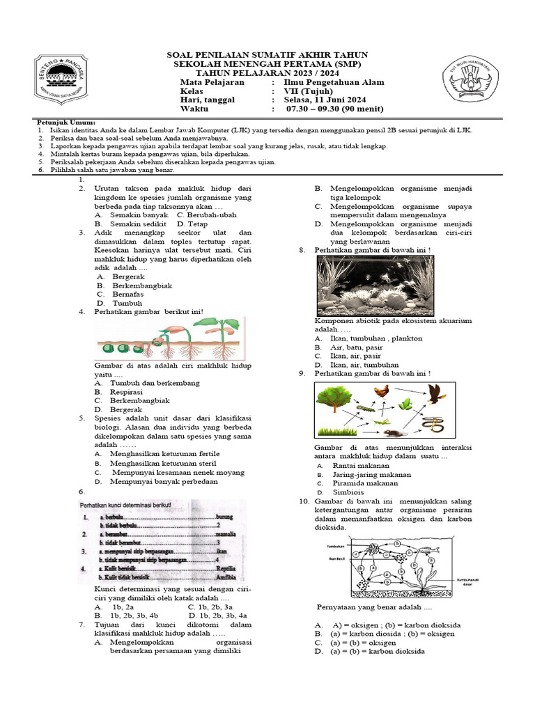 Ipa Kelas 7 Fix | PDF
