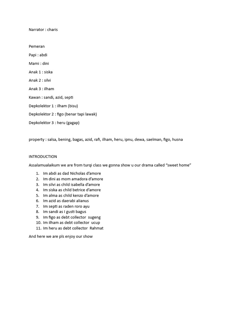 Belajar Dialog Naskah Turki | PDF