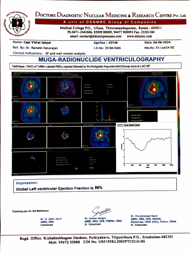 Muga and Thalium 13 Jun 2024 | PDF | Internal Medicine | Nuclear Medicine