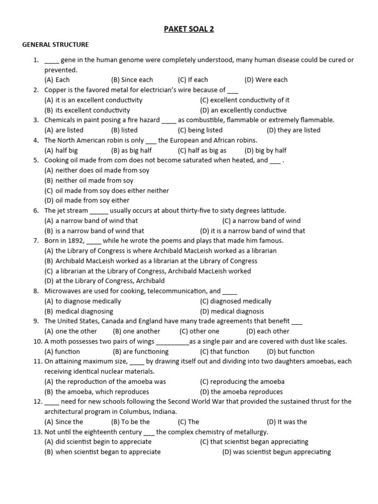 Toefl Exercise | PDF | Nature