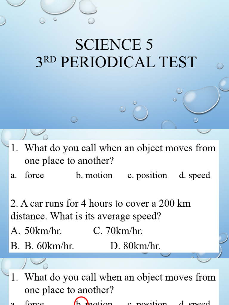 SCIENCE 5 q3 PT | PDF | Electrical Resistance And Conductance | Switch