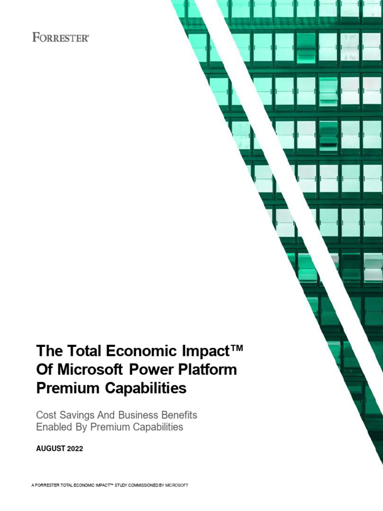Total Economic Impact MPPlatform | PDF | Mobile App | Return On Investment