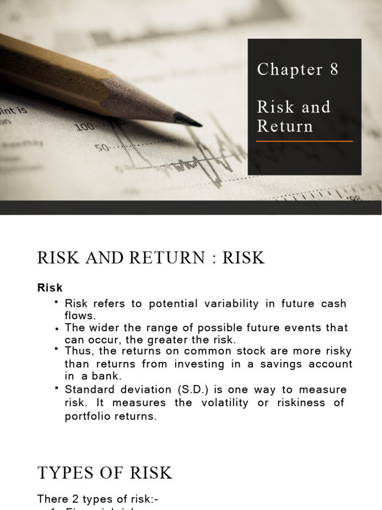 Chapter 8 Risk - and - Return 2 | PDF | Financial Risk | Risk