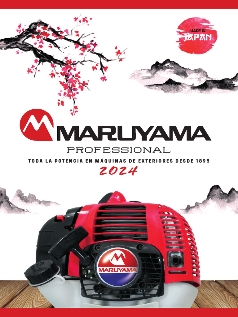 Catalogo Maruyama 2024 | PDF | Rodamiento (Mecánico) | Engranaje