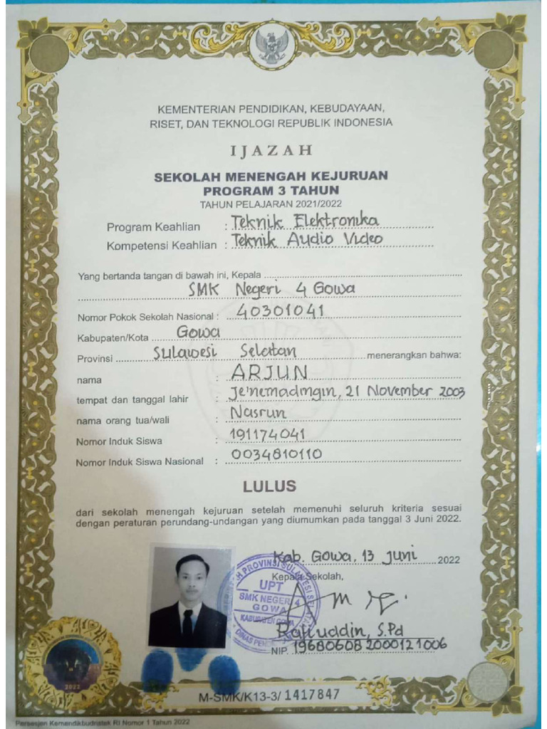 IJAZAH Compressed | PDF