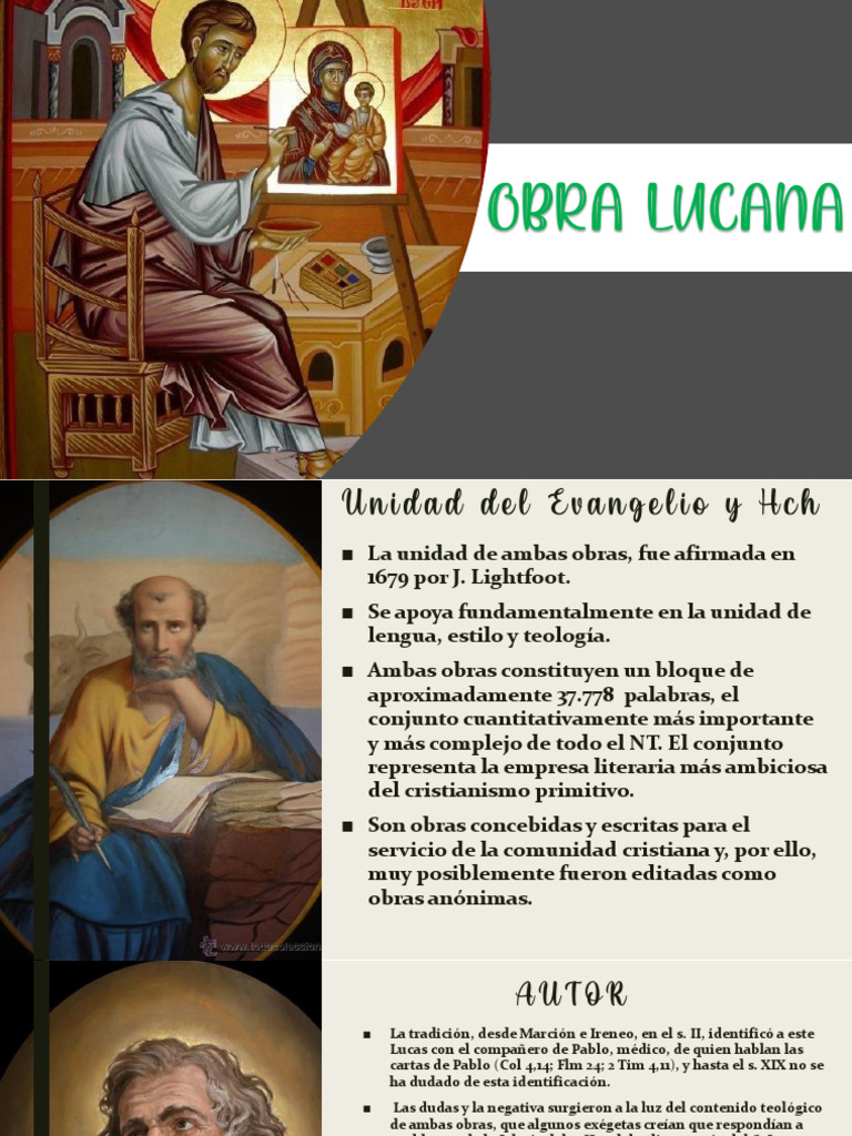 Obra Lucana | PDF | Evangelio De Lucas | Jesús