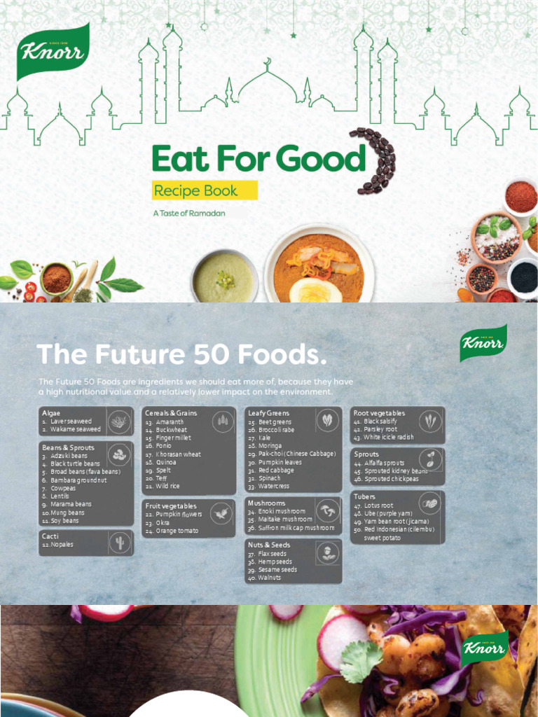 Ramadan Recipe Knorr | PDF | Garlic | Cooking