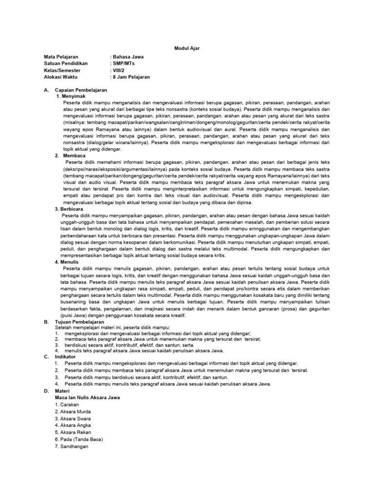 Modul Ajar Bab 10 | PDF