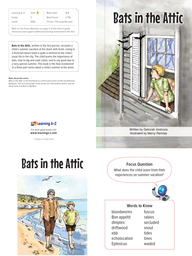 Bats in the Attic: Summer Adventure | PDF | Bat | Mammals