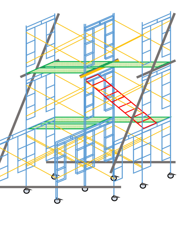 MF Scaff 6 m (Tampak Depan) | PDF