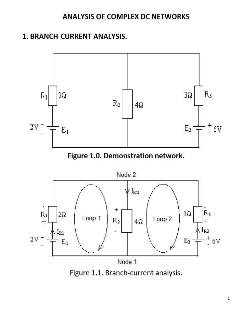 Branch-Current Analysis Class Example (11h30-12h30) - 25-08-2021 ...