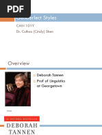 Tannen's Gender Language Contrasts | PDF | Human Communication ...