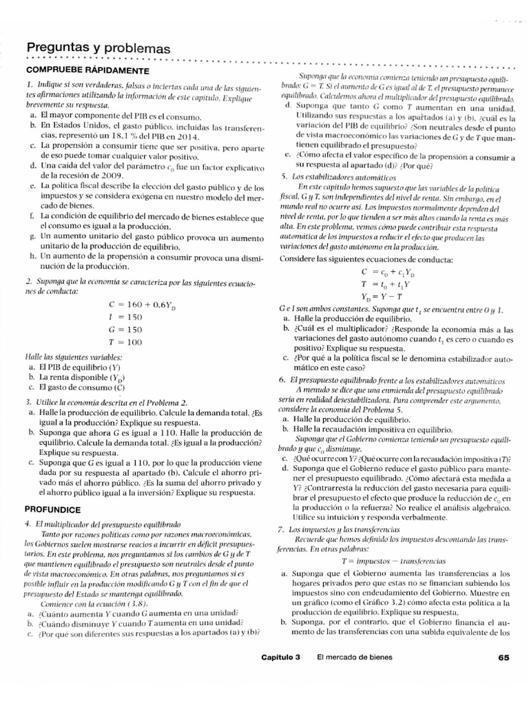 Ejercicios Cap 3 | PDF