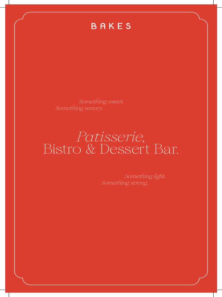 Bakes Pasteur Menu Fa 2 | PDF | Caramel | Cuisine
