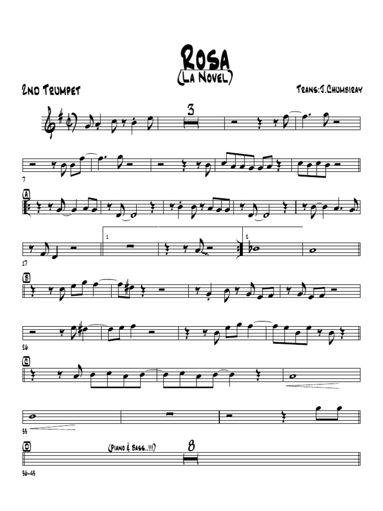 Rosa 2d Trumpet | PDF