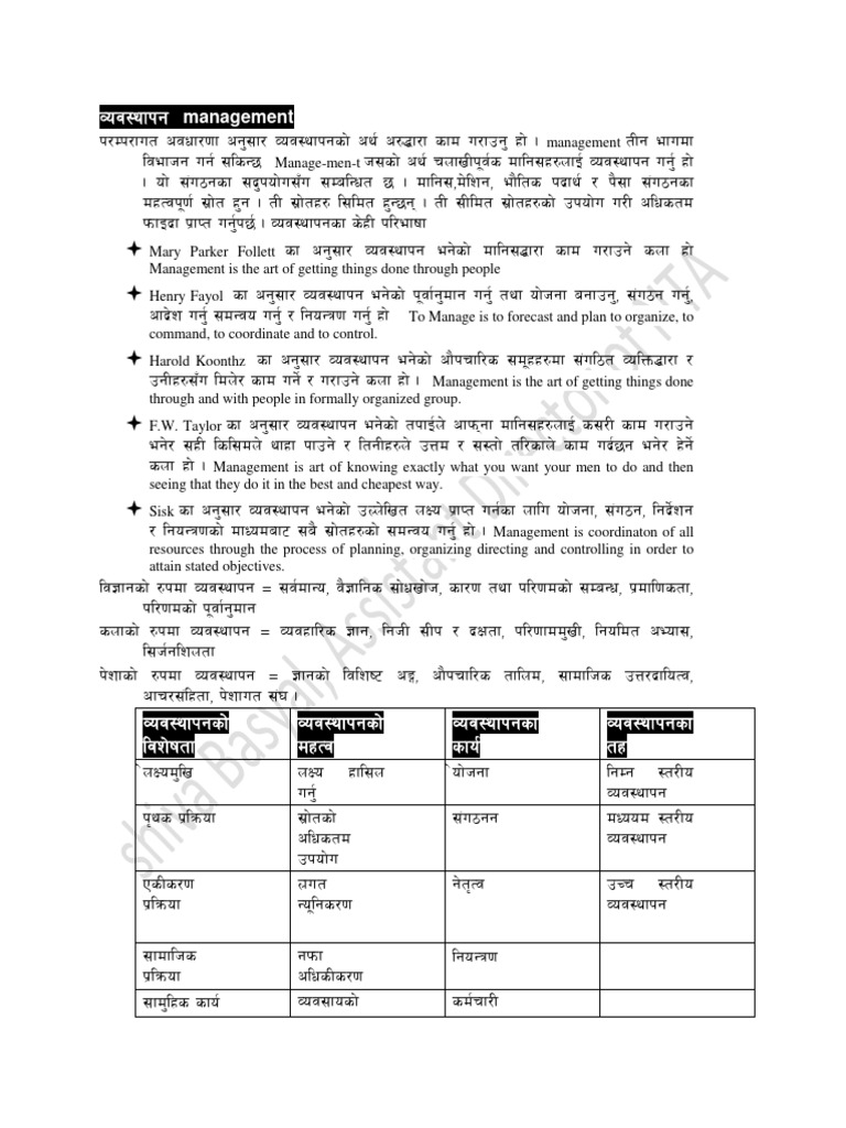 Class Note1 | PDF | Innovation | Planning