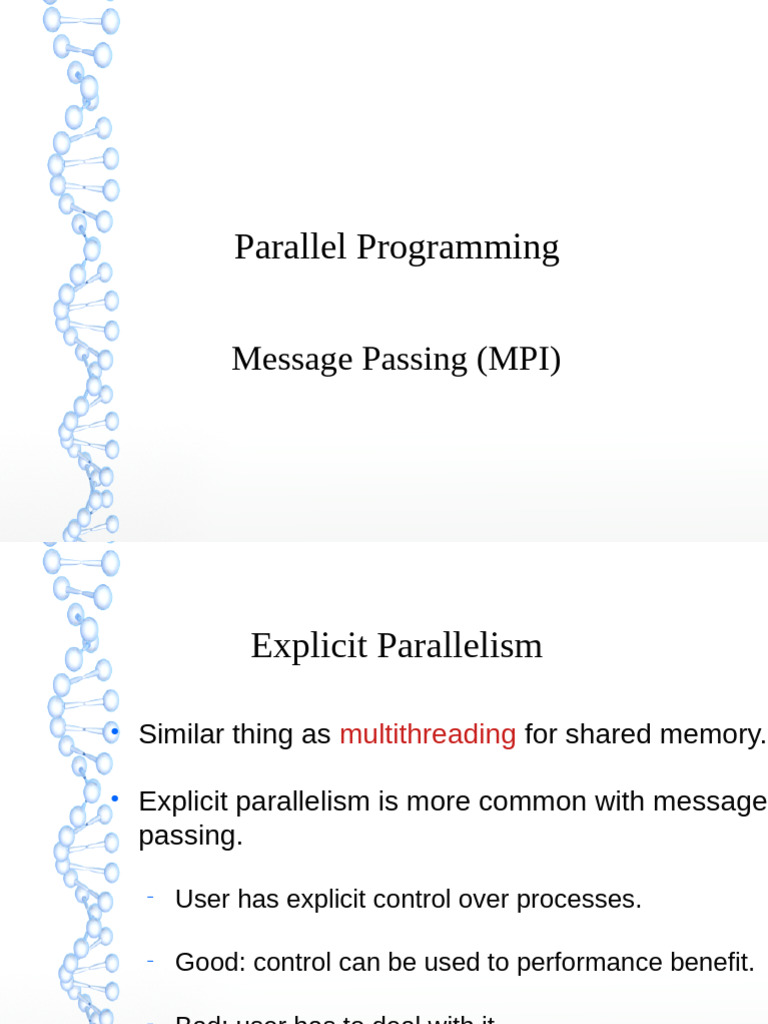 Parallel Programming 3 Pdf Parallel Computing Process Computing