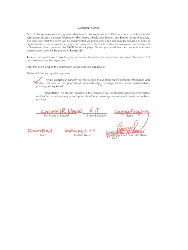 11J NAVAL ConsentForm | PDF