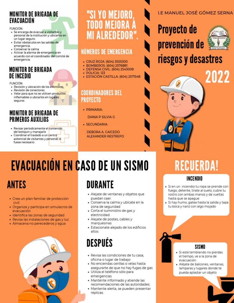 Folleto Gestion de Riesgo Alexandra Caicedo | PDF | Gestión de ...