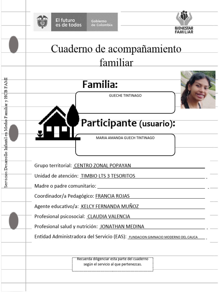 Cuaderno de Acompañamiento Familiar FAMI | PDF | Parto | Lavado de manos