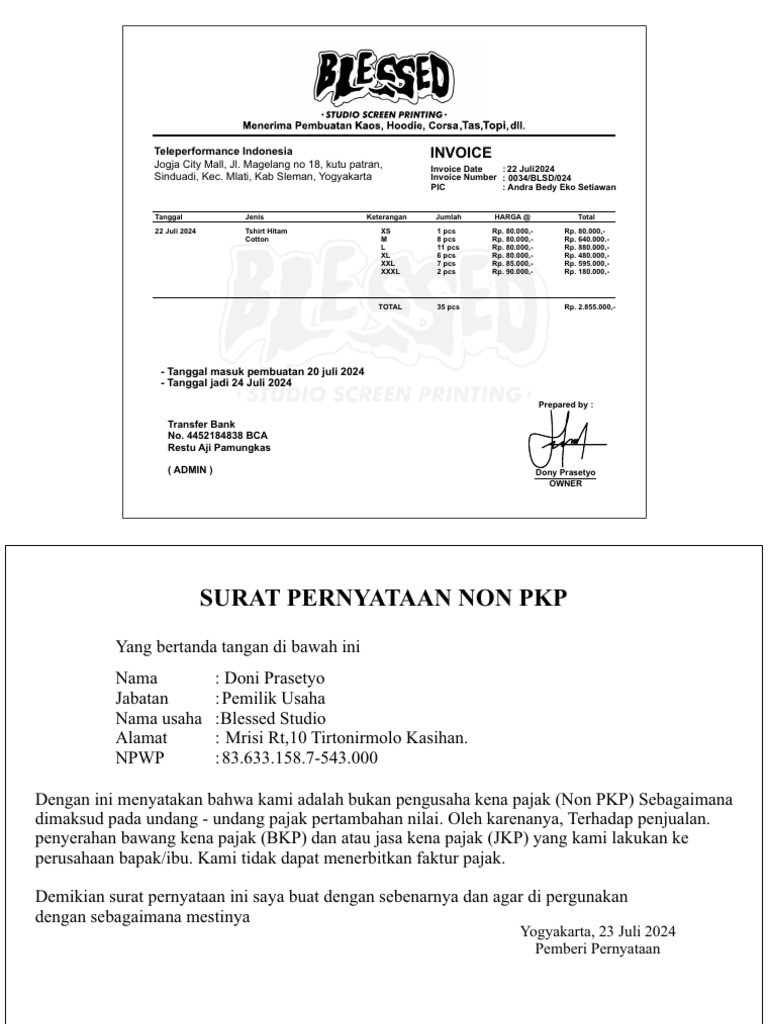 Printt Invoicee | PDF