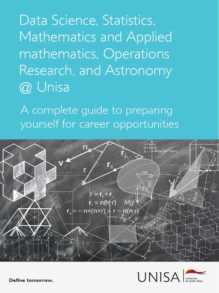 Career Data Science Math Stats Unisa | PDF | Data Science | Statistics