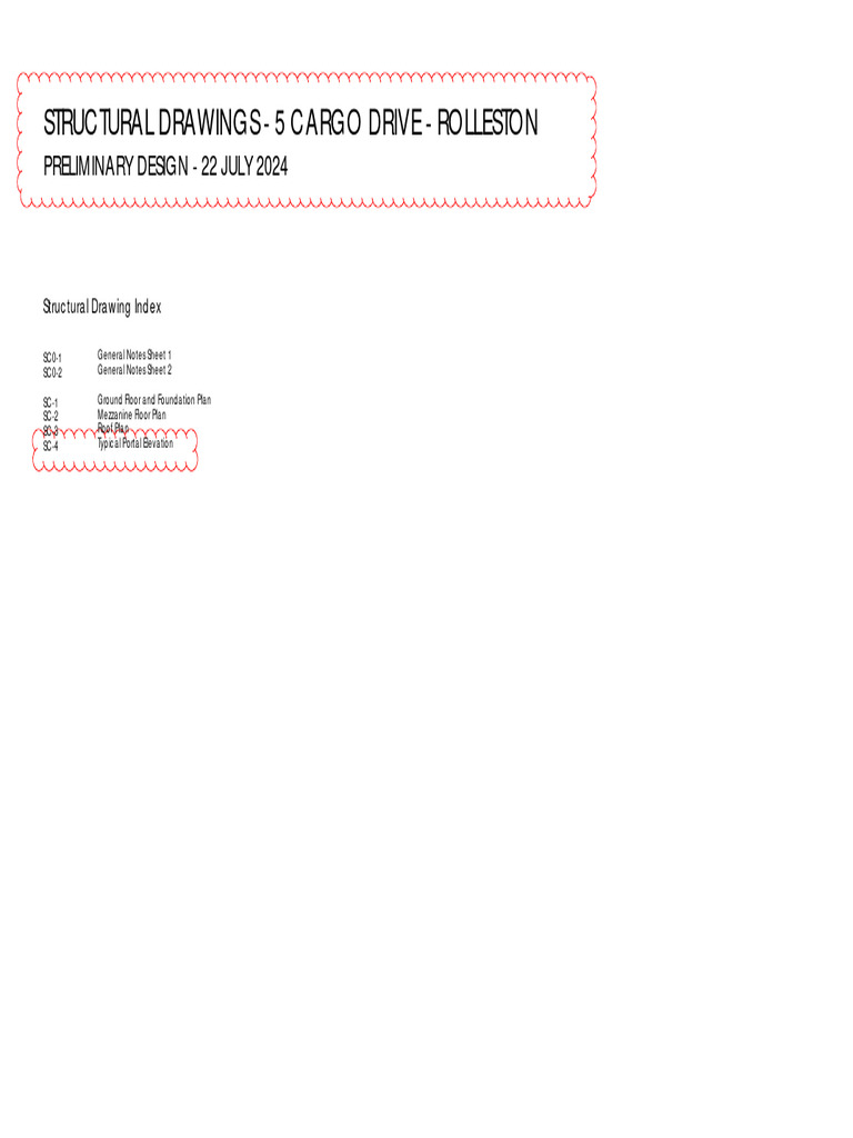 5 Cargo Drive - Concept Sketches - Update-QA | PDF | Screw | Concrete