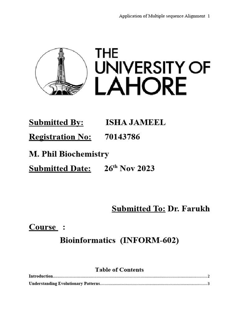 Multi Sequences | PDF | Conserved Sequence | Genomics