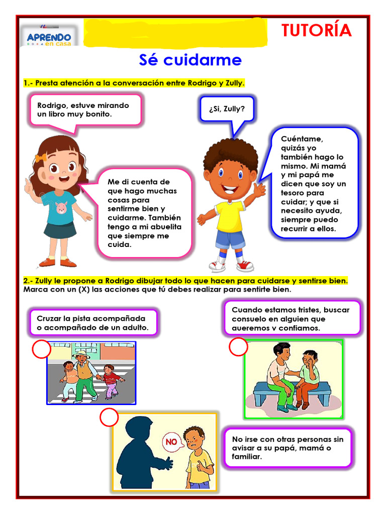 Acciones para Cuidarse y Sentirse Bien | PDF