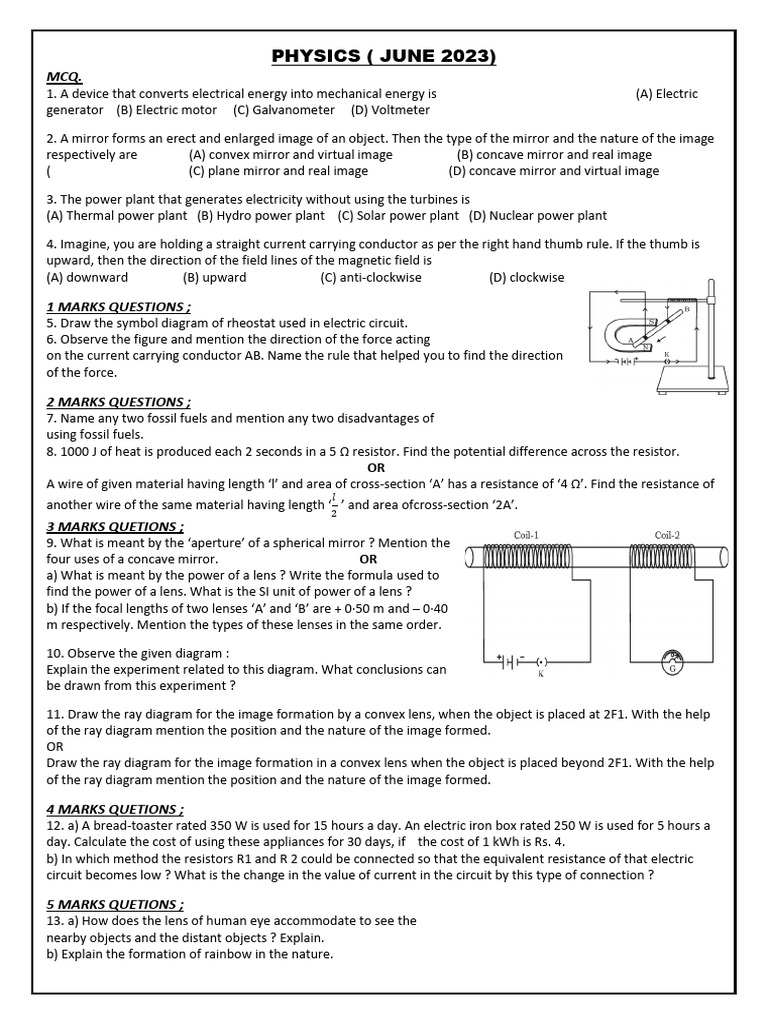 Science Quetion Papers | PDF | Chemical Reactions | Oxide