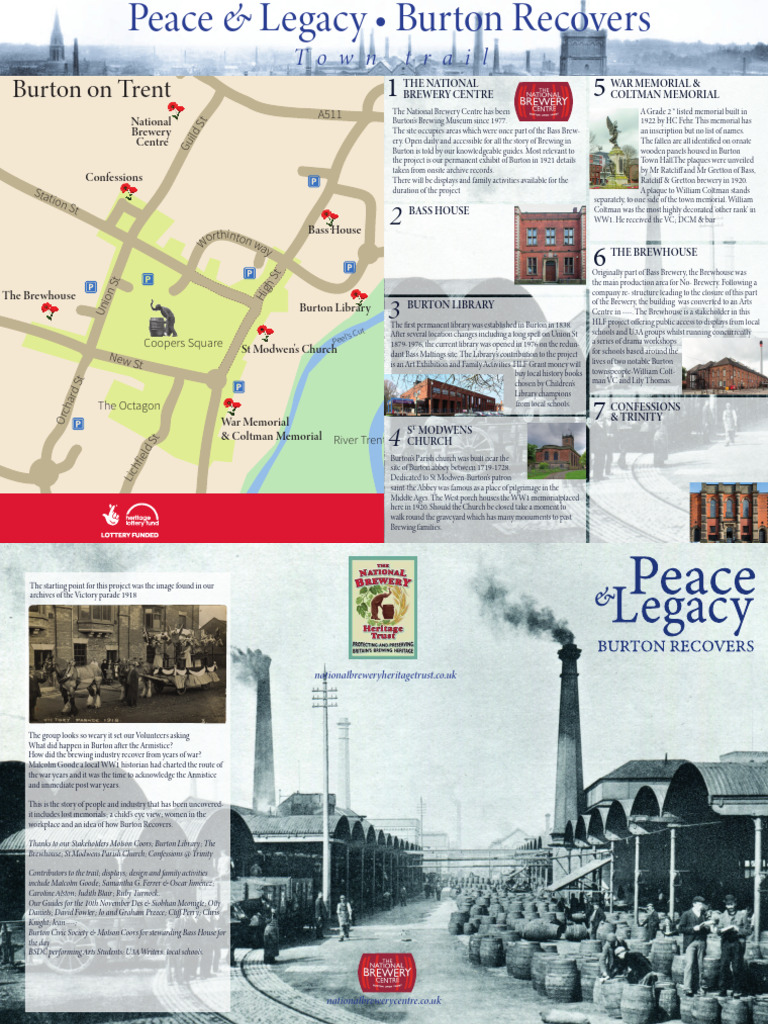 Peace and Legacy Burton Recovery National Brewery Centre | PDF ...