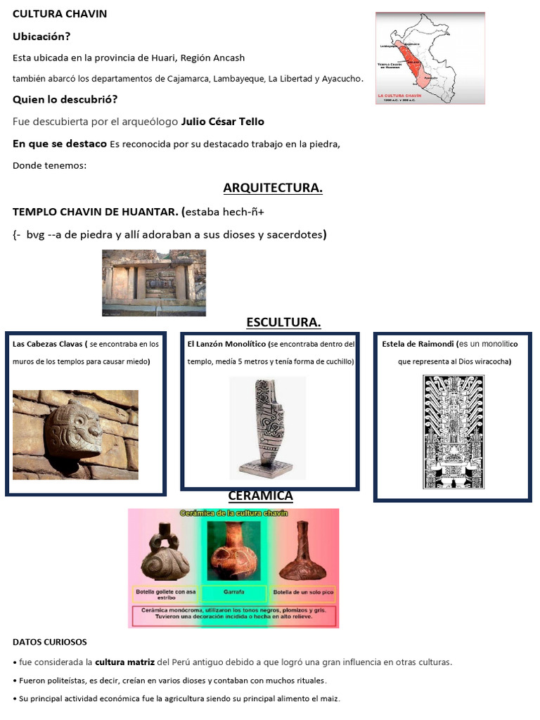 CULTURA CHAVIN | PDF