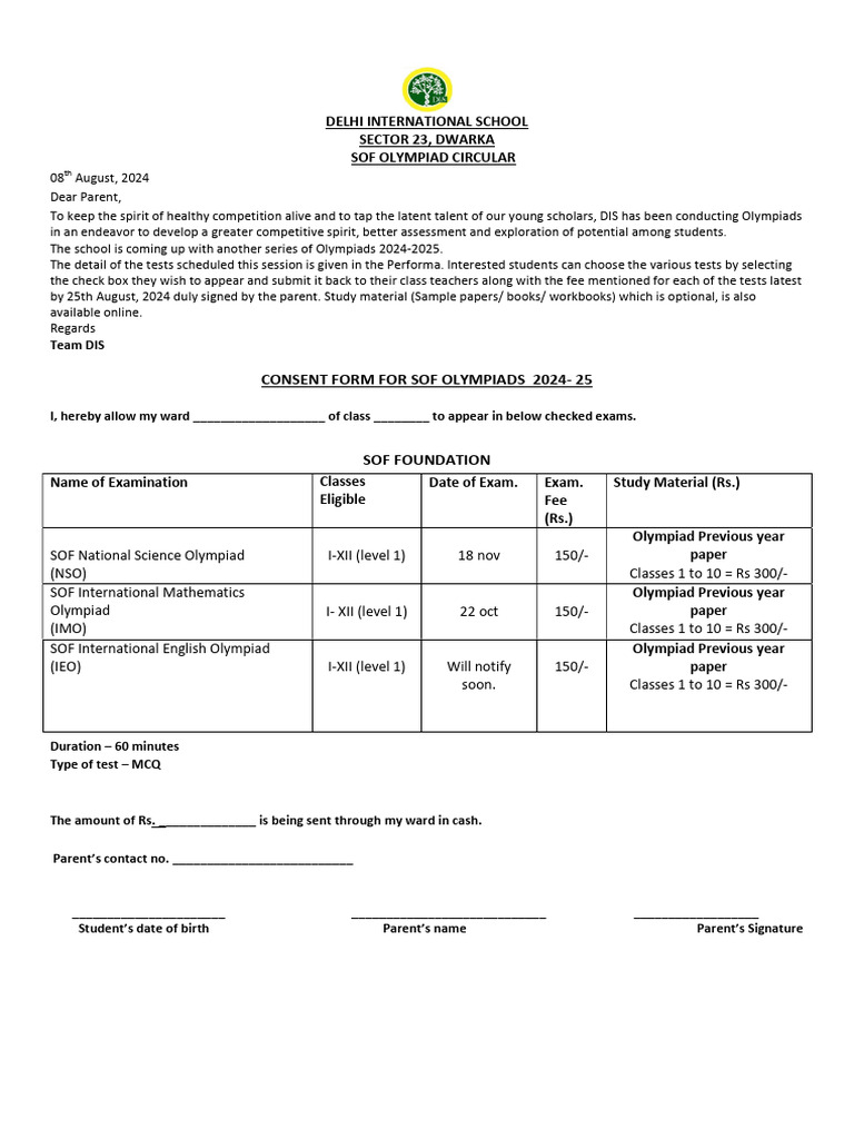 Sof Circular | PDF | Qualifications | Educational Assessment And Evaluation
