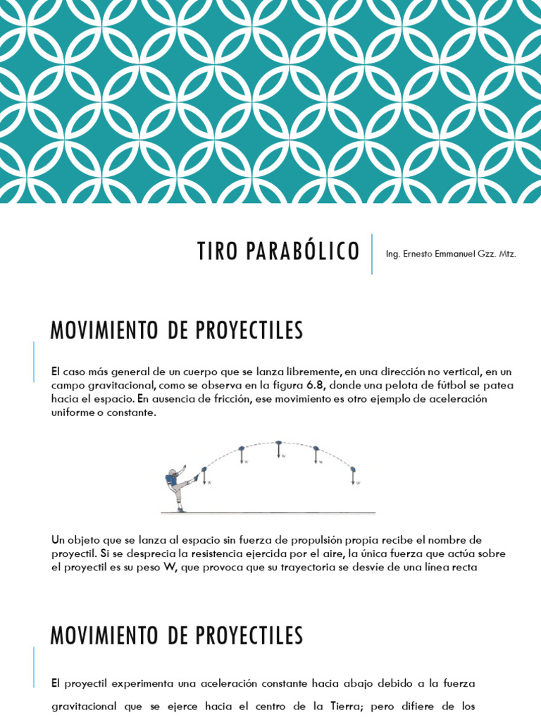 27 Tiro Parabolico | PDF | Fuerza | Velocidad