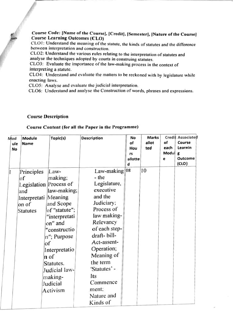 Interpretation of Statutes | PDF