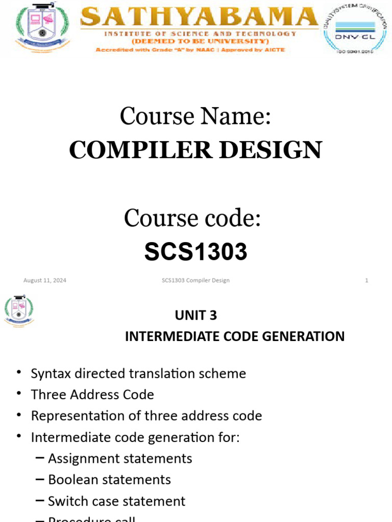 Syntax-Directed Translation | PDF | Compiler | Parsing Syntax-Directed Translation | PDF | Compiler | Parsing
