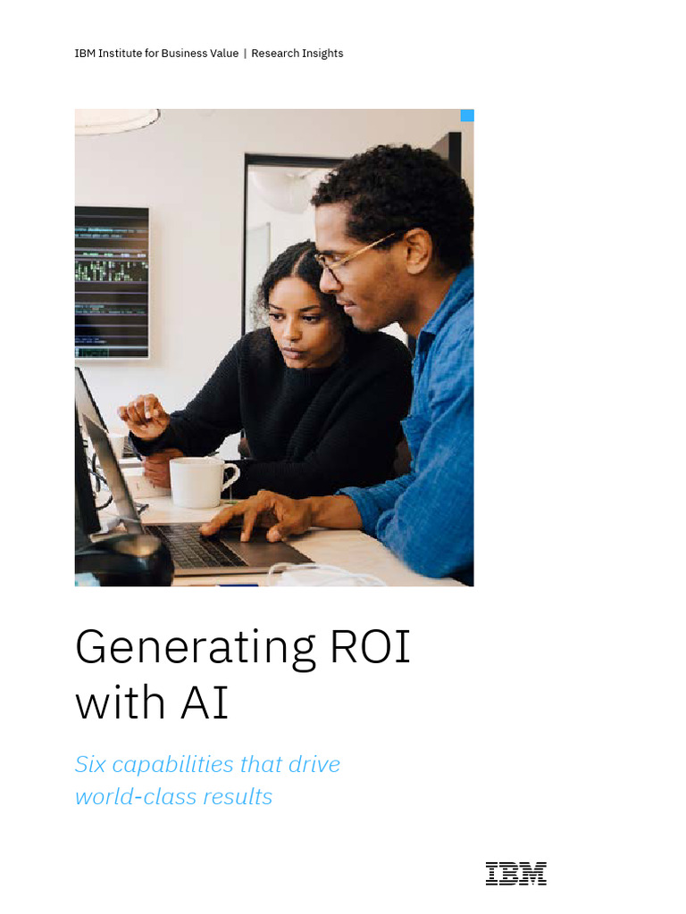 REPORT - Generating ROI With AI | PDF | Artificial Intelligence ...