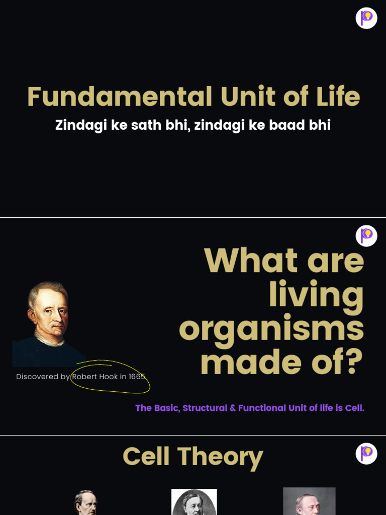 Fundamental Unit of Life Just Padhle Marathon | PDF | Endoplasmic ...