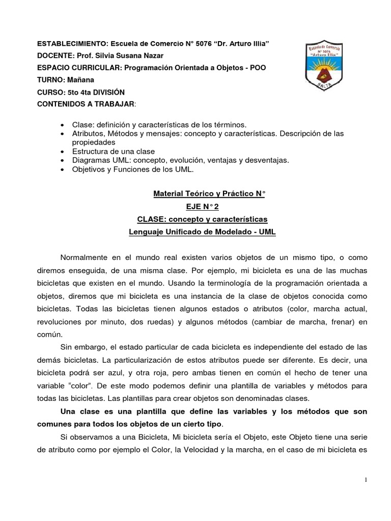 POO 5to 4ta Tema Clase y UML Illia | PDF | Lenguaje de modelado ... POO 5to 4ta Tema Clase y UML Illia | PDF | Lenguaje de modelado ...