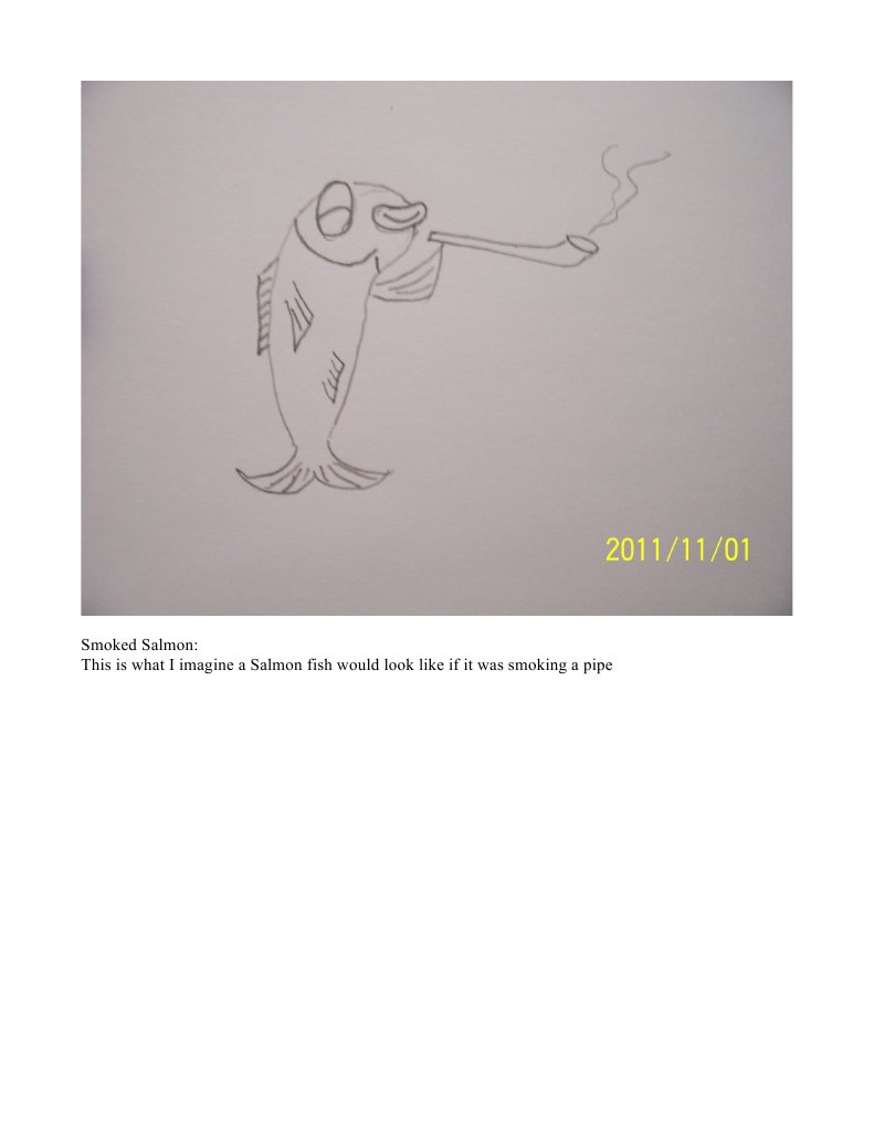 Smoked Salmon: A Playful Illustration | PDF