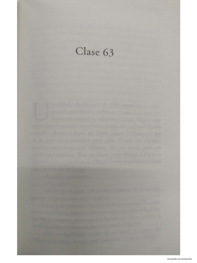 Clase 63 Pablo de Santis | PDF