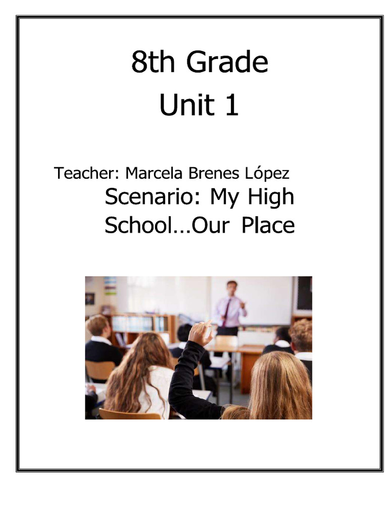 Booklet 8th Unit 1 Students | PDF