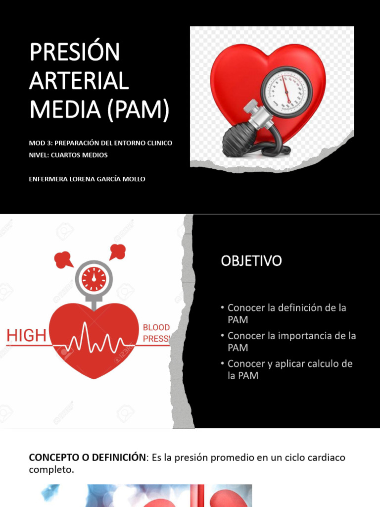 Cálculo y Relevancia de la PAM | PDF | Presión sanguínea | Corazón