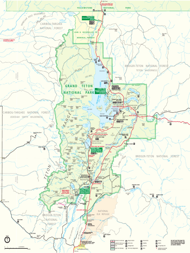 Grand Teton National Park Map PDF | PDF