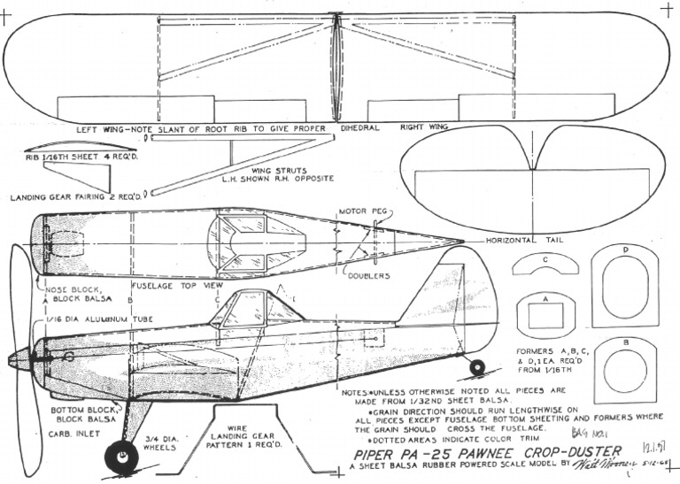 Piper PA-25 Pawnee-Mooney | PDF